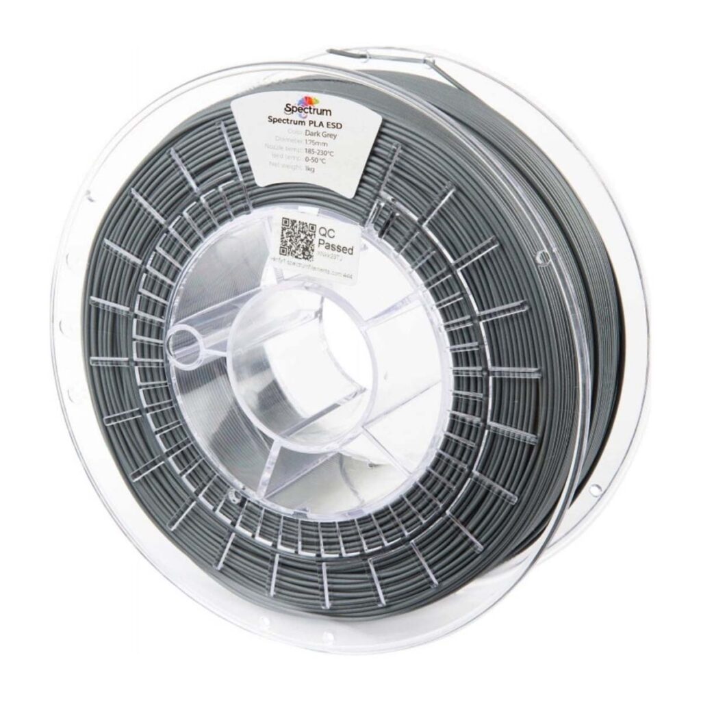 Spectrum - PLA Filament - ESD - Schwarz - 1.75 mm
